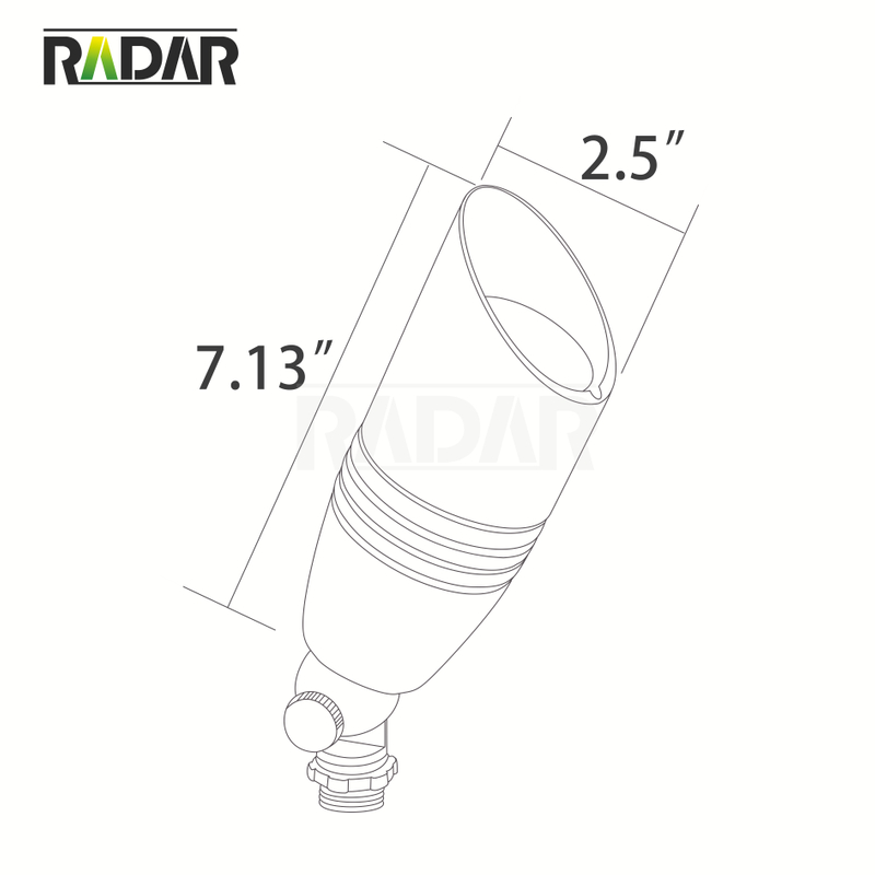 RAL-8102-BBR universal Heavy duty brass led Accent Light - Buy led ...